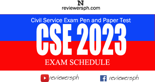Civil Service Exam (CSE-PPT) 2023 Schedule and Requirements